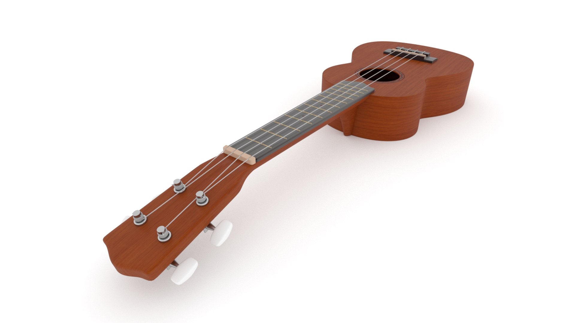 3D Ukulele Blender V-multi - TurboSquid 1444122