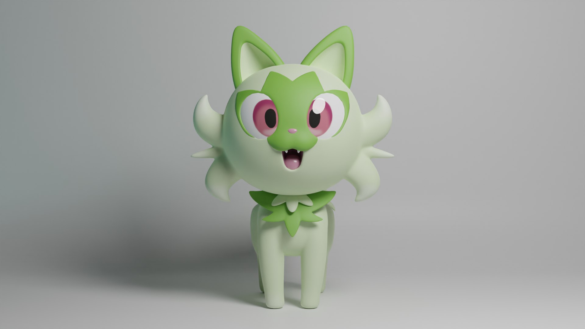 3D Sprigatito Rigged Model - TurboSquid 1961226