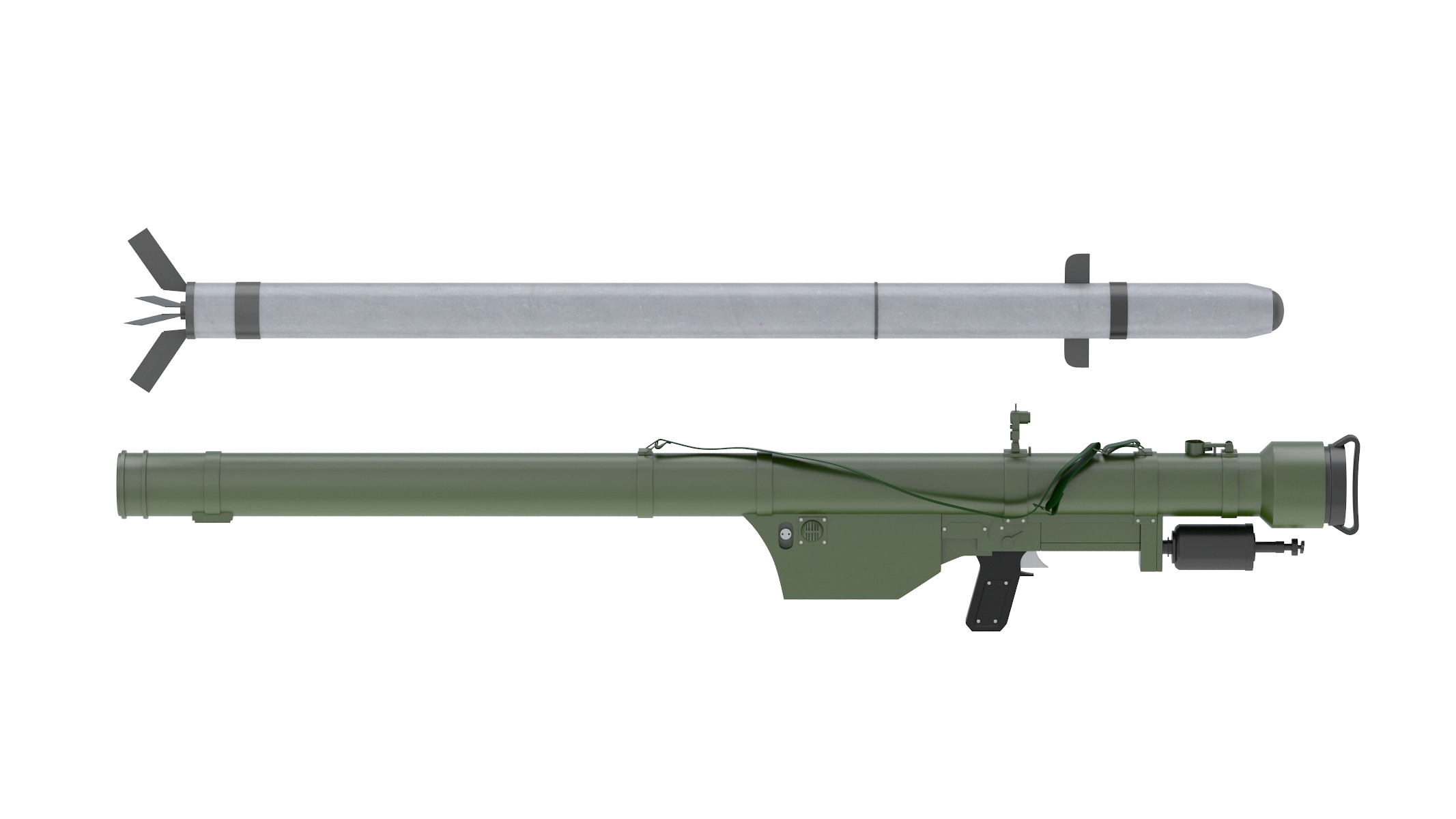modèle 3D de Strela 2 ( 9K32 Strela-2 ) - TurboSquid 1516016