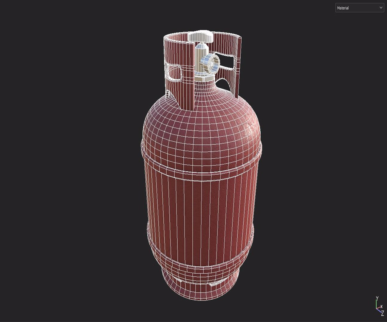 Gas Cylinder 3D Model - TurboSquid 1996572