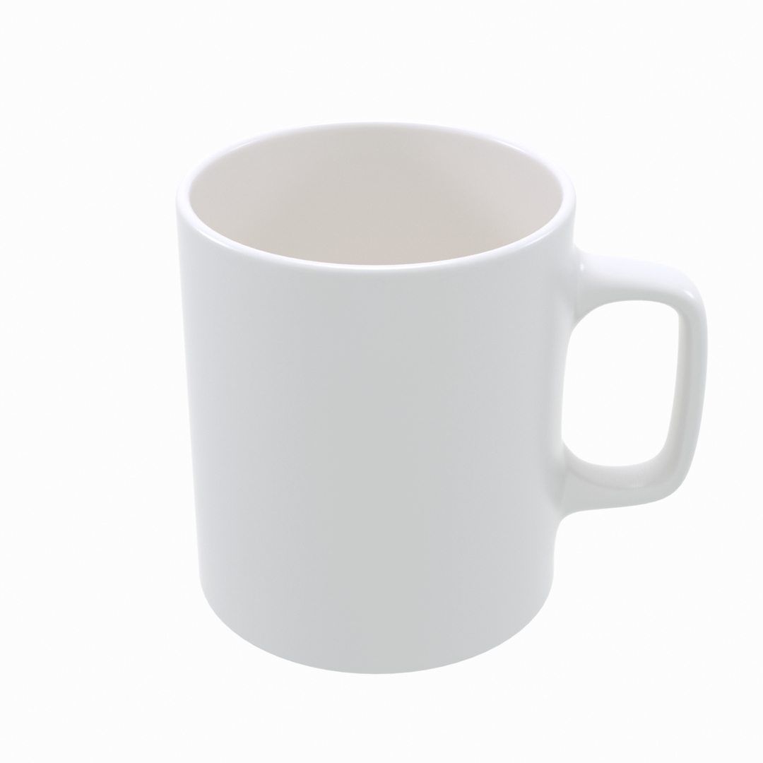 3d ceramic mug model