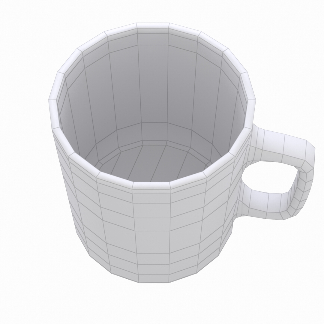3d ceramic mug model