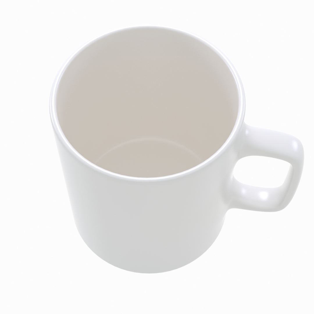 3d ceramic mug model