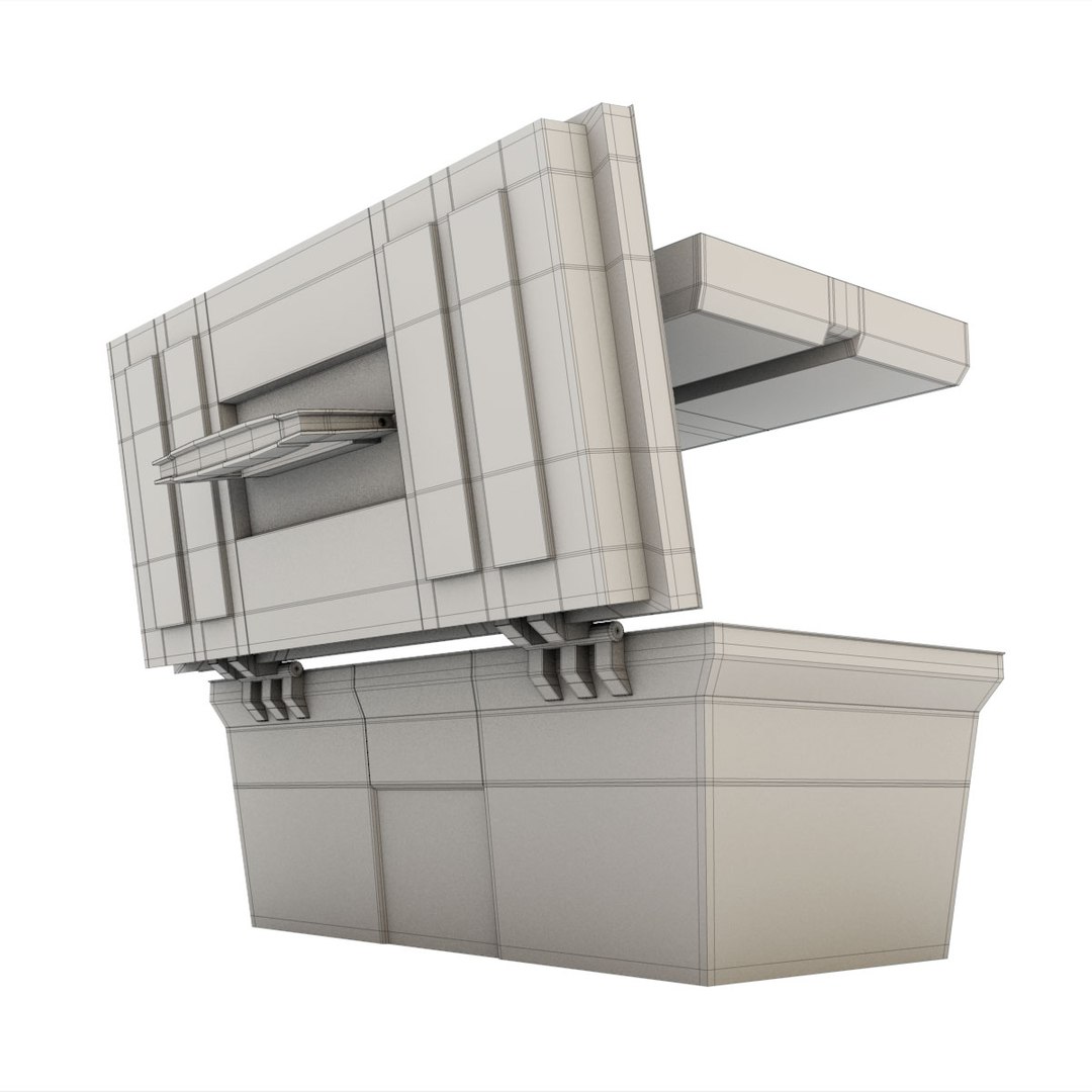 3d Plastic Tool Box Model