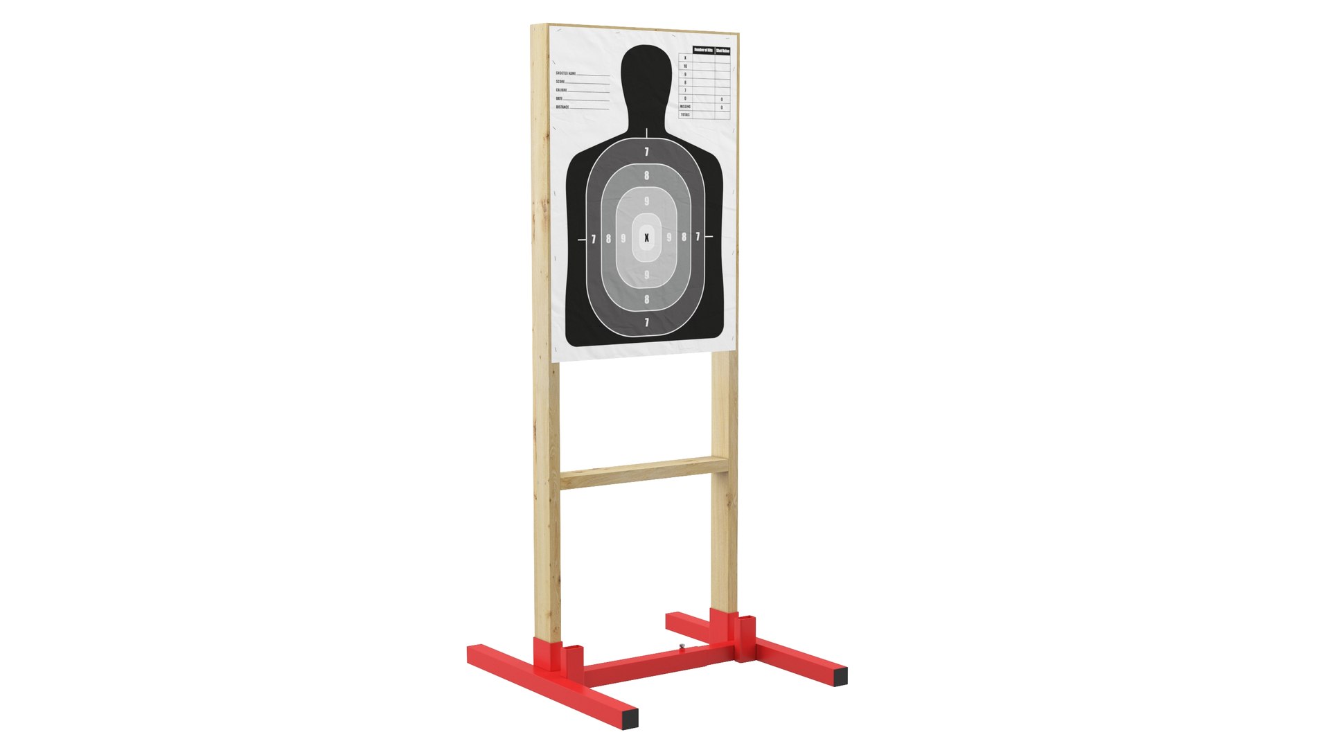 3D Shooting Target Model - TurboSquid 2038406