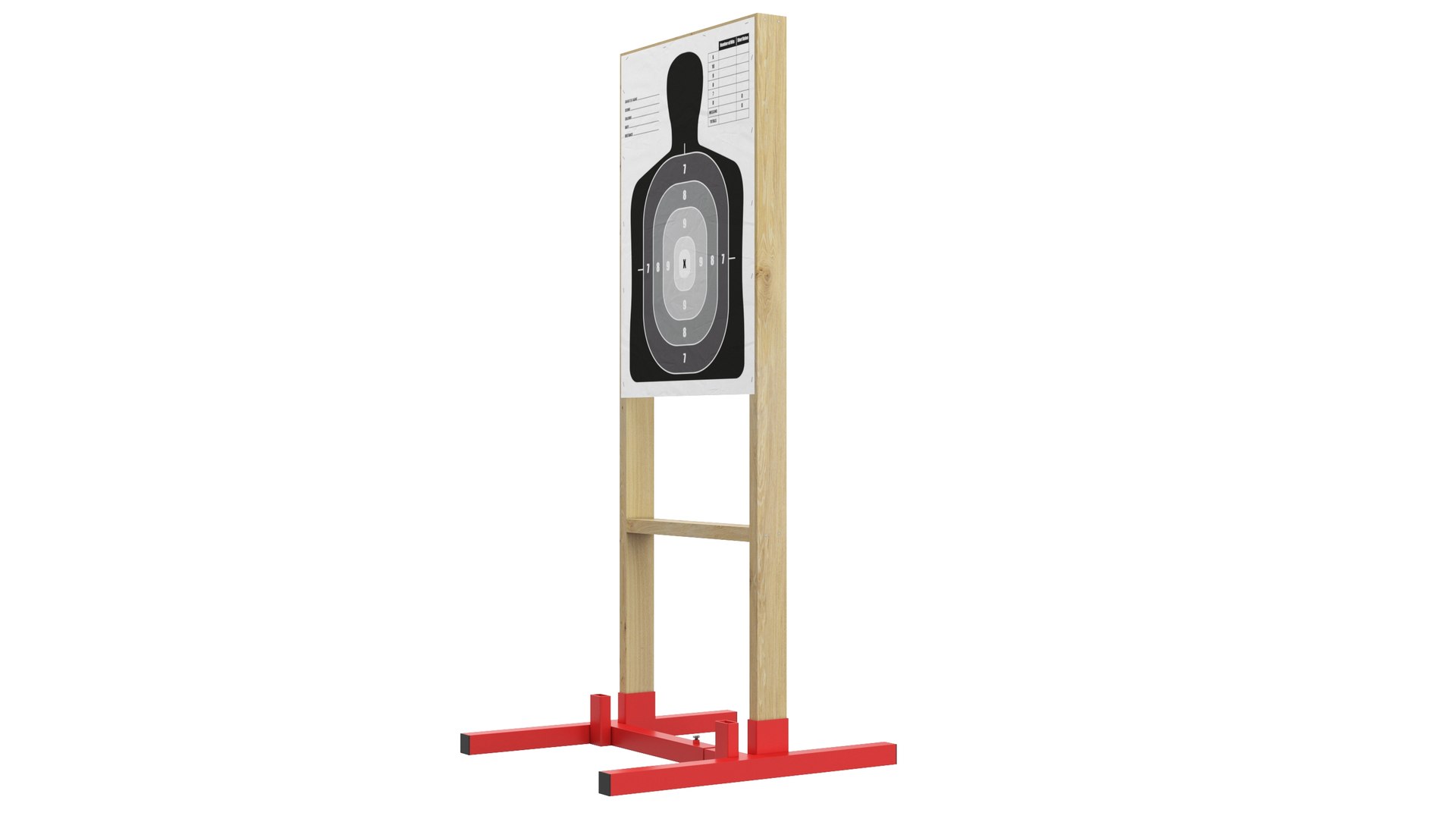 3D Shooting Target Model - TurboSquid 2038406