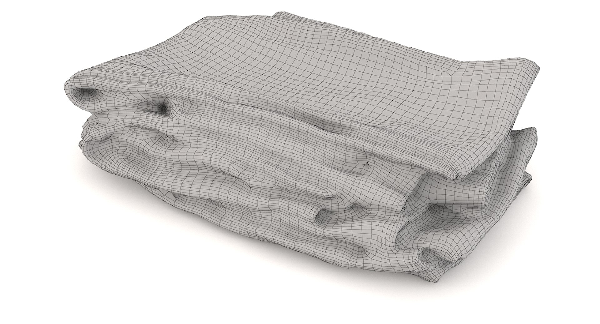 Retopology Pile Clothes 3D Model - TurboSquid 1271293