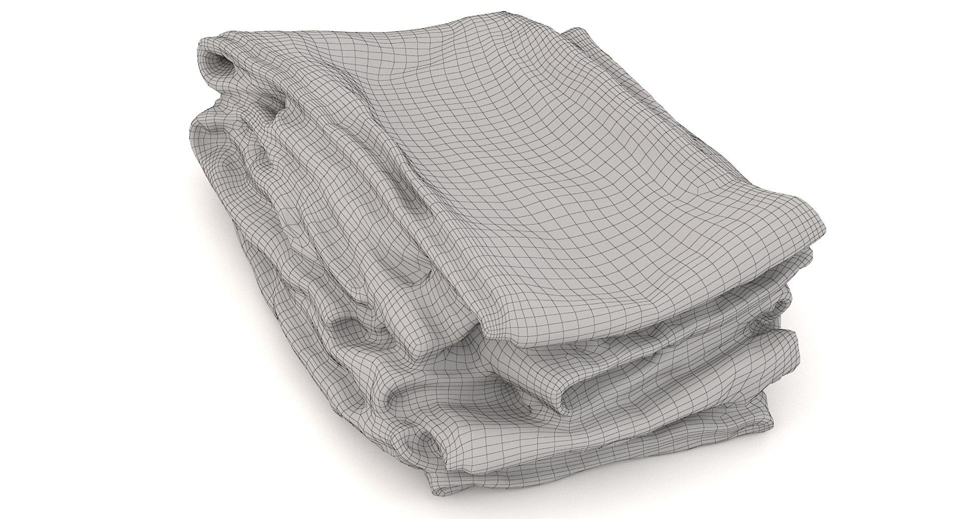 Retopology Pile Clothes 3D Model - TurboSquid 1271293