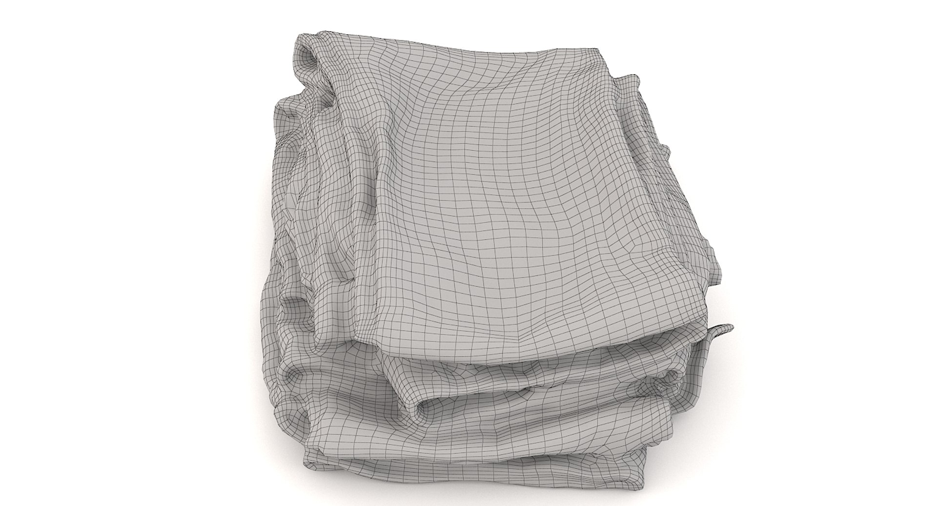 Retopology Pile Clothes 3D Model - TurboSquid 1271293