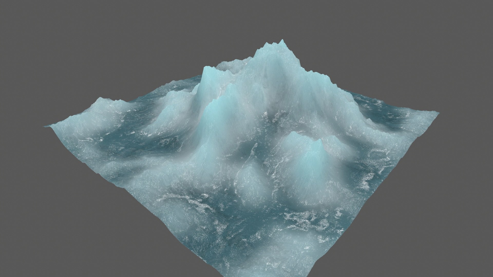 Ice mountain 3D model - TurboSquid 1313377