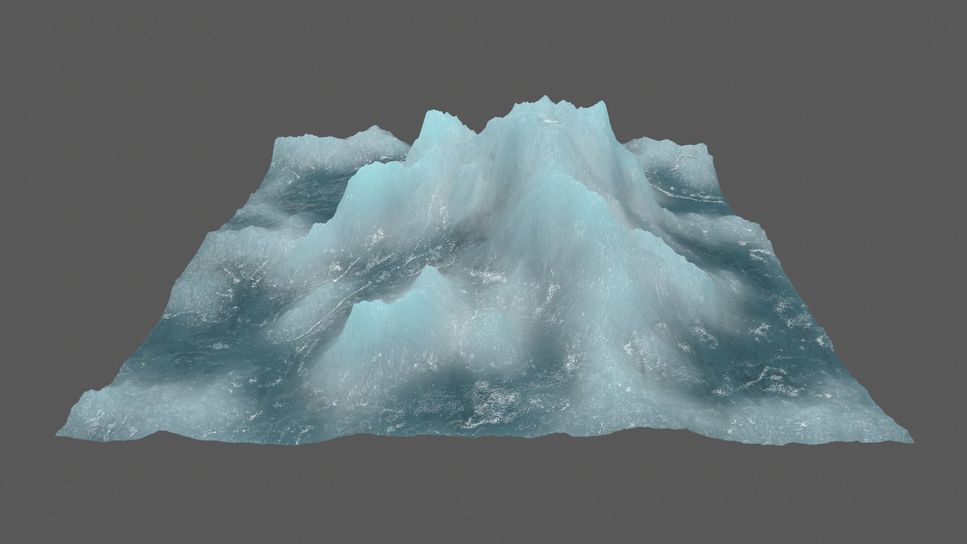 Ice mountain 3D model - TurboSquid 1313377