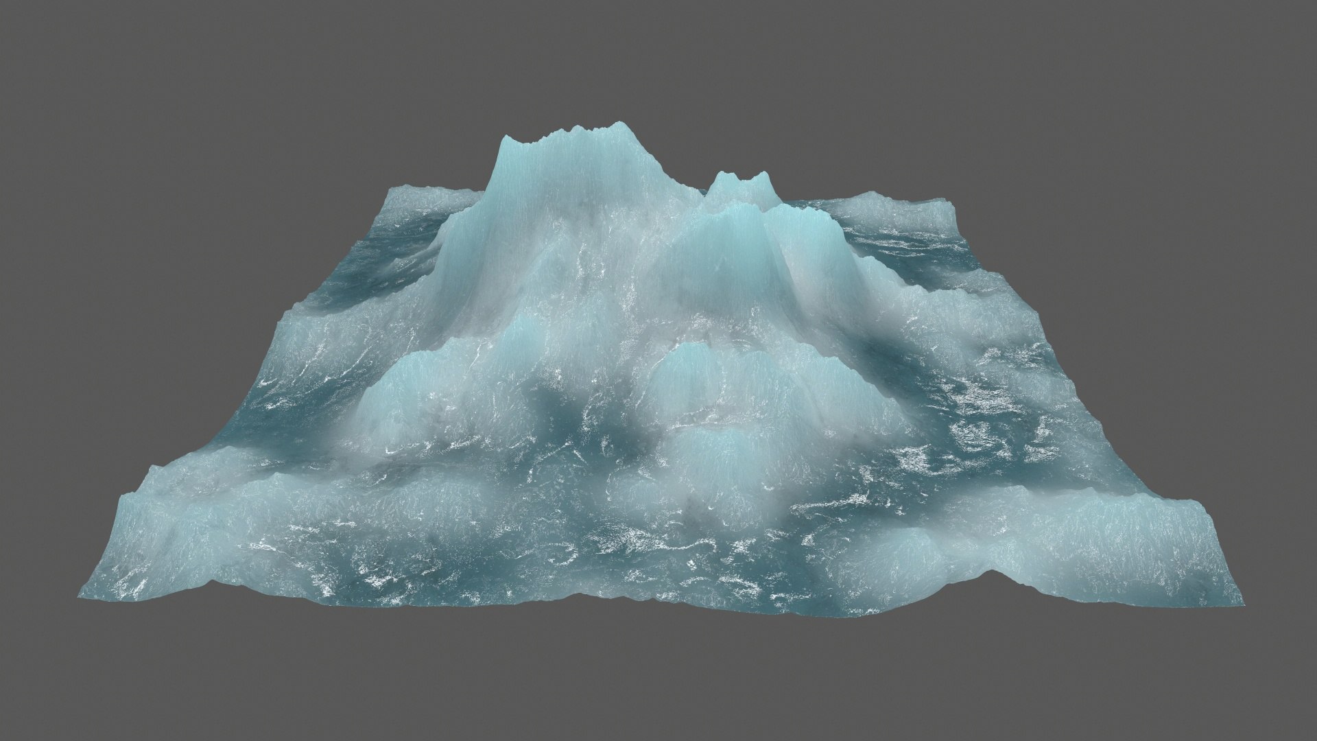 Ice mountain 3D model - TurboSquid 1313377