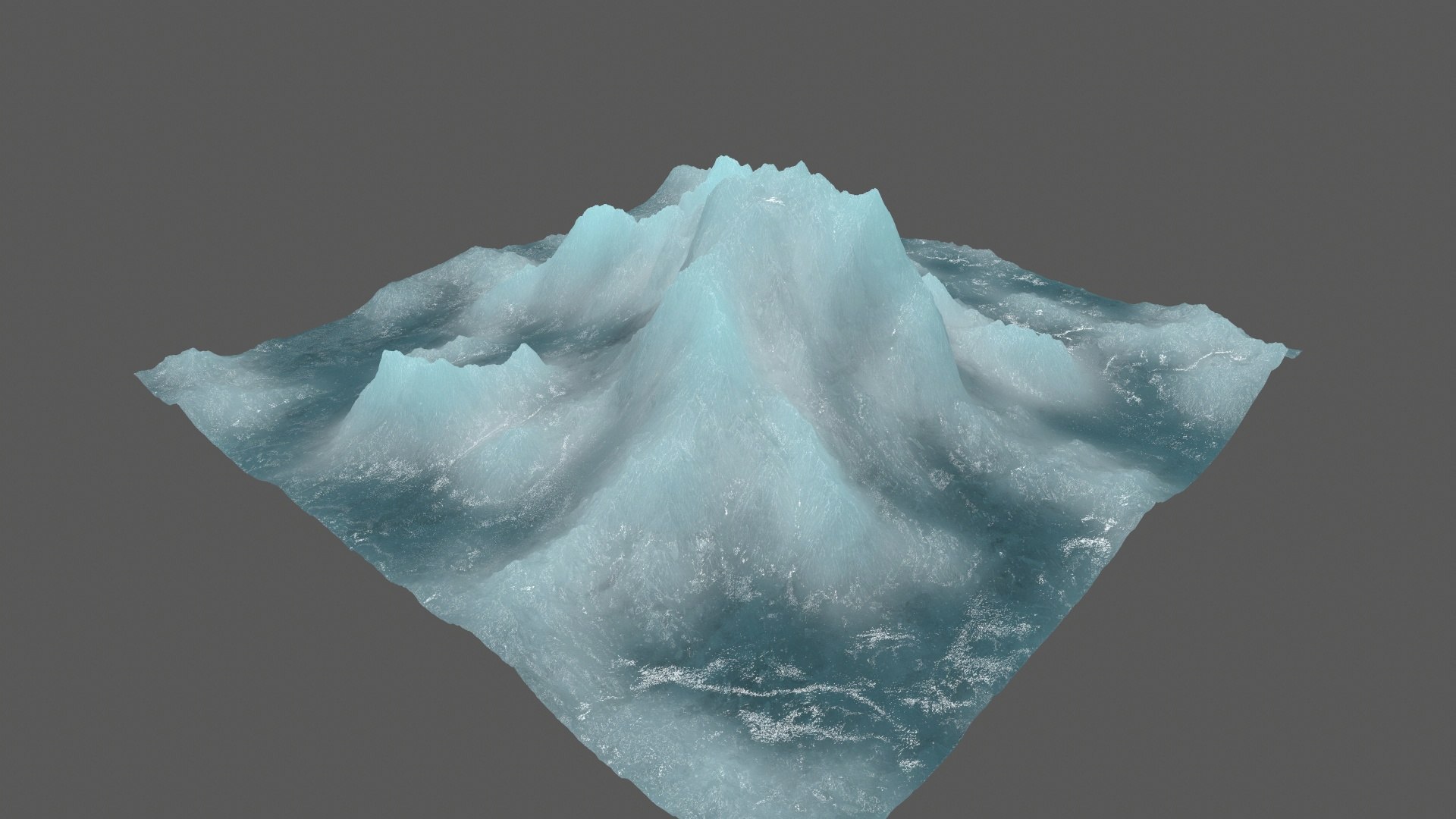 Ice mountain 3D model - TurboSquid 1313377
