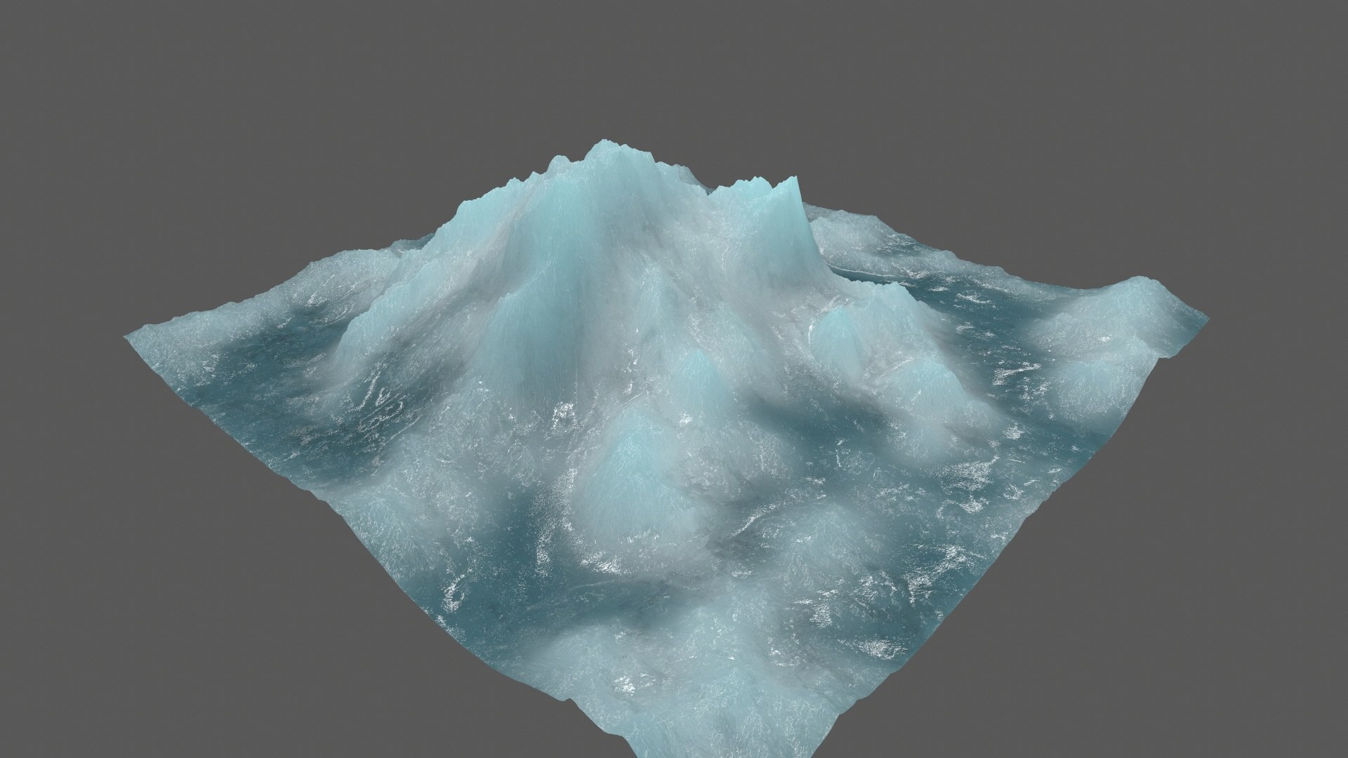 Ice mountain 3D model - TurboSquid 1313377