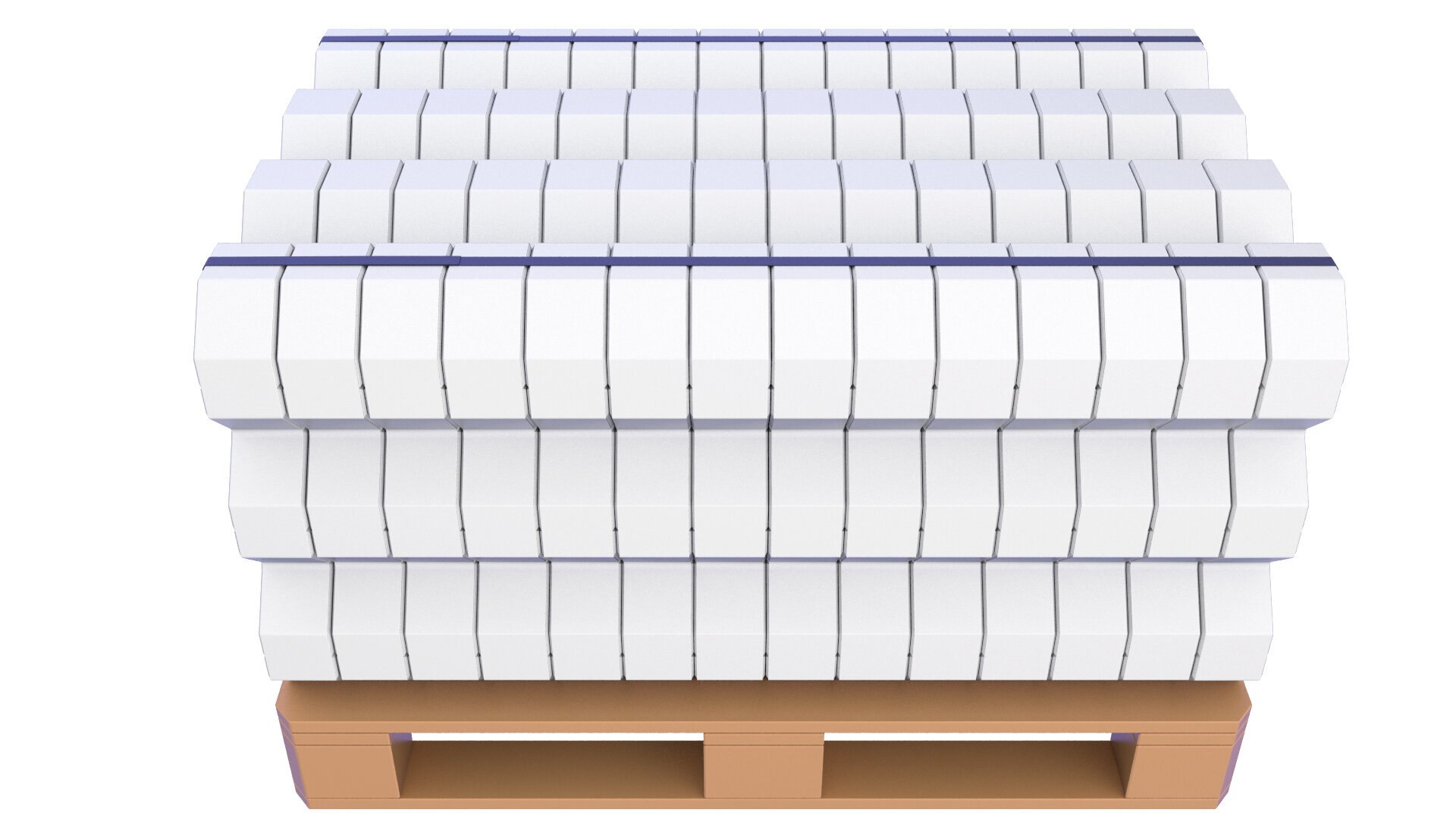Pallet With Openwork Paving Slab 15 Model - TurboSquid 2003187