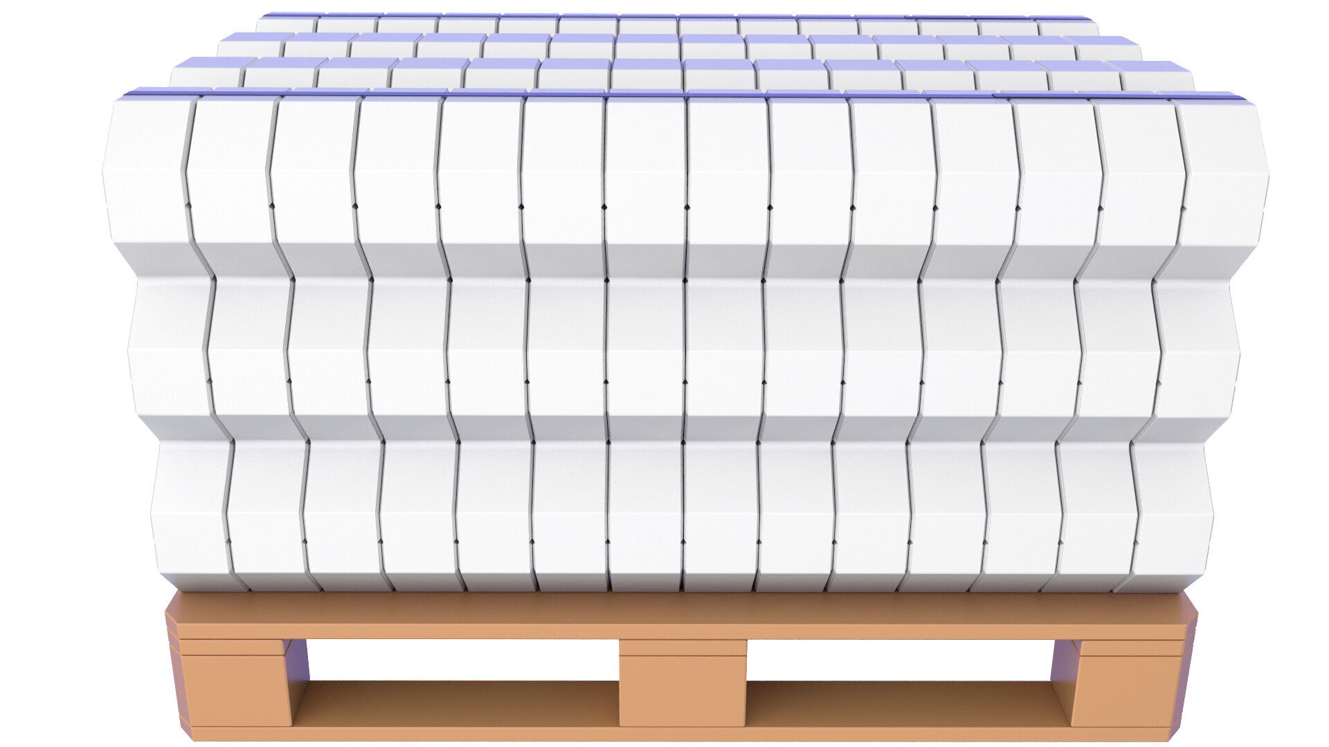 Pallet With Openwork Paving Slab 15 Model - TurboSquid 2003187