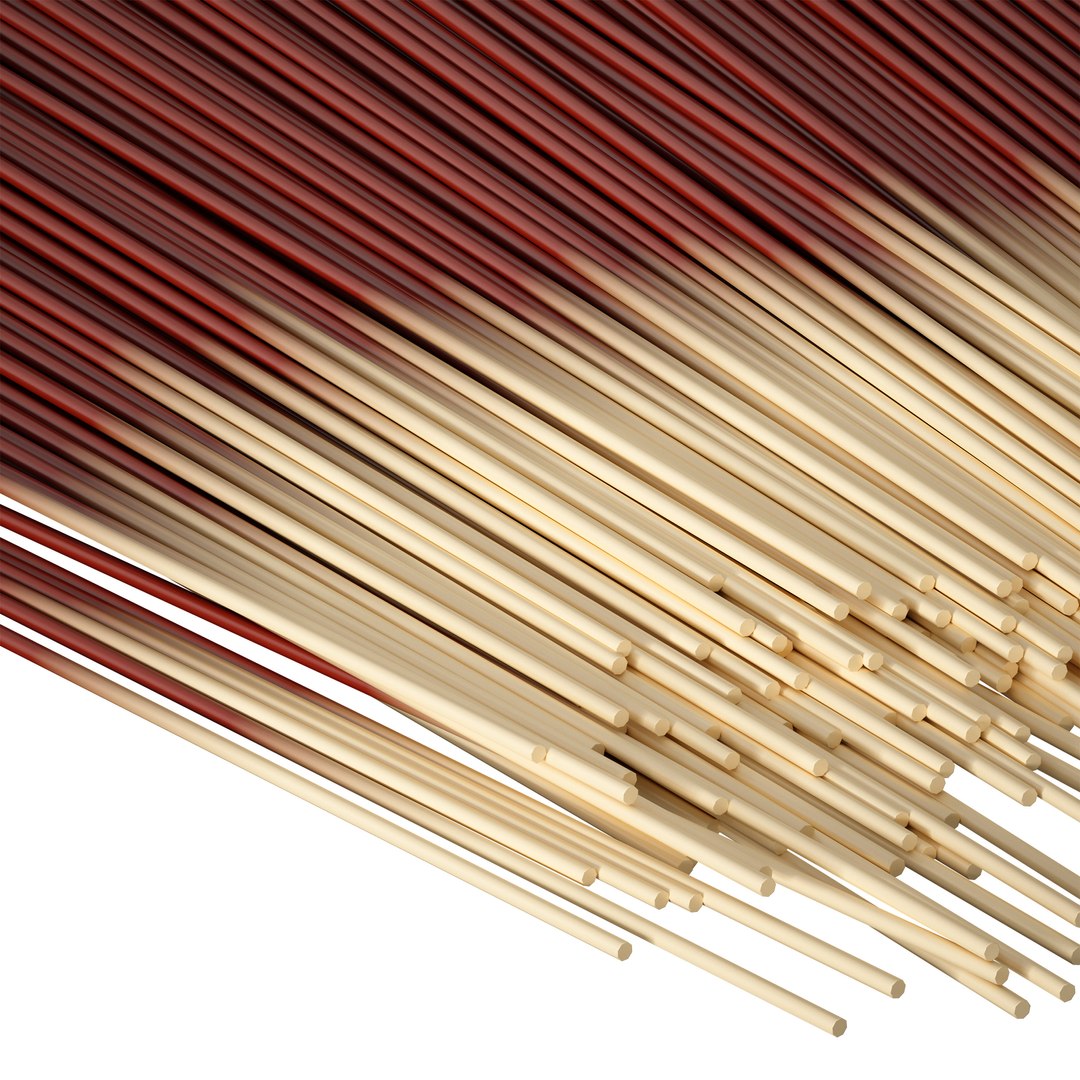 3D Incense Sticks Incense Bundle Sheaf Model - TurboSquid 2209922