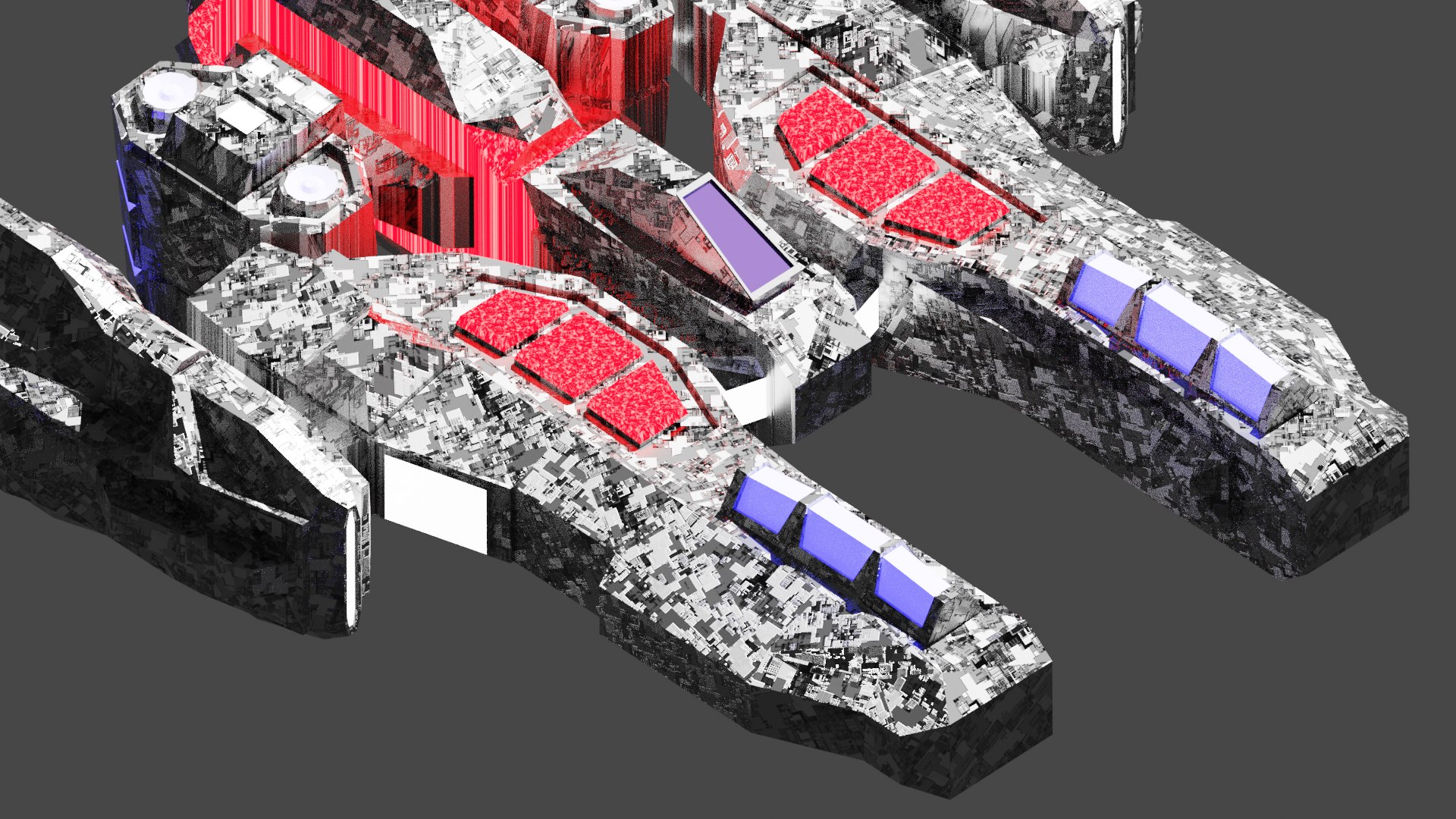 Sci-fi space ship 3D model - TurboSquid 1970309