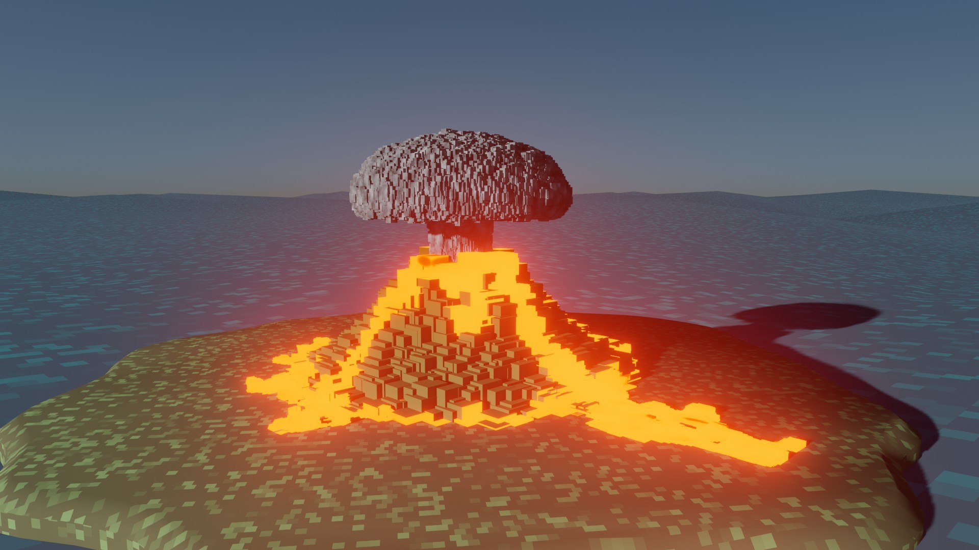 3D Model Volcano Eruption - TurboSquid 1862693
