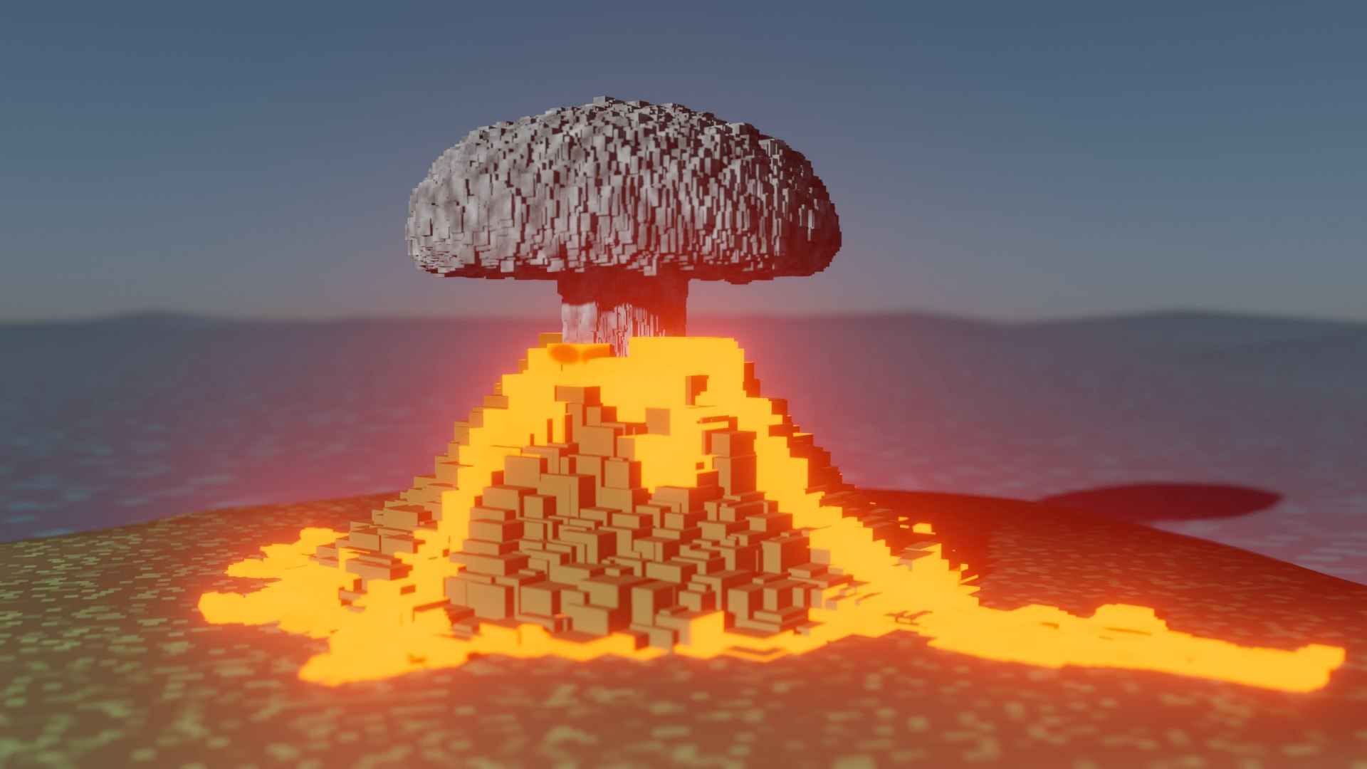 3D Model Volcano Eruption - TurboSquid 1862693