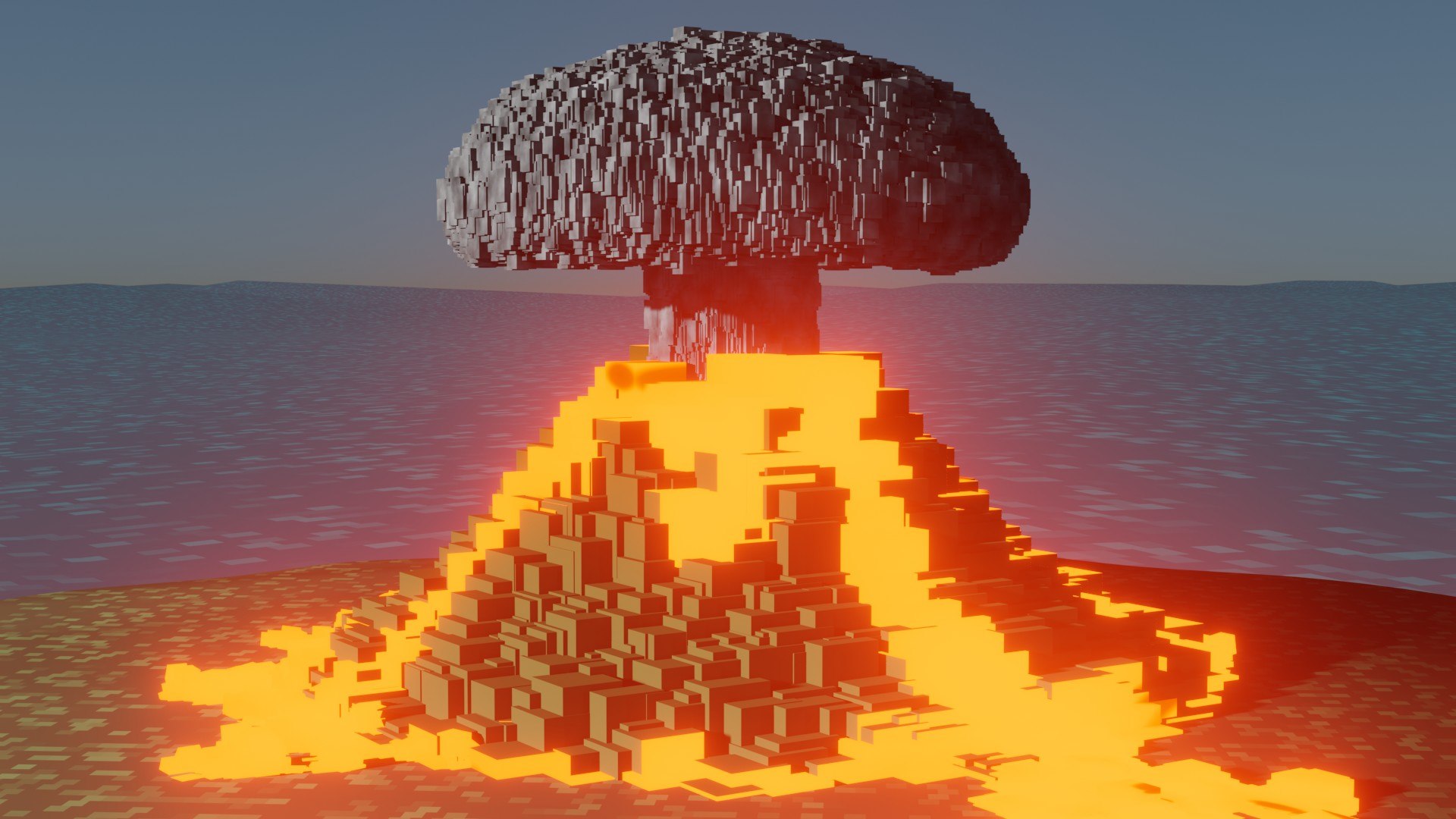 3D Model Volcano Eruption - TurboSquid 1862693