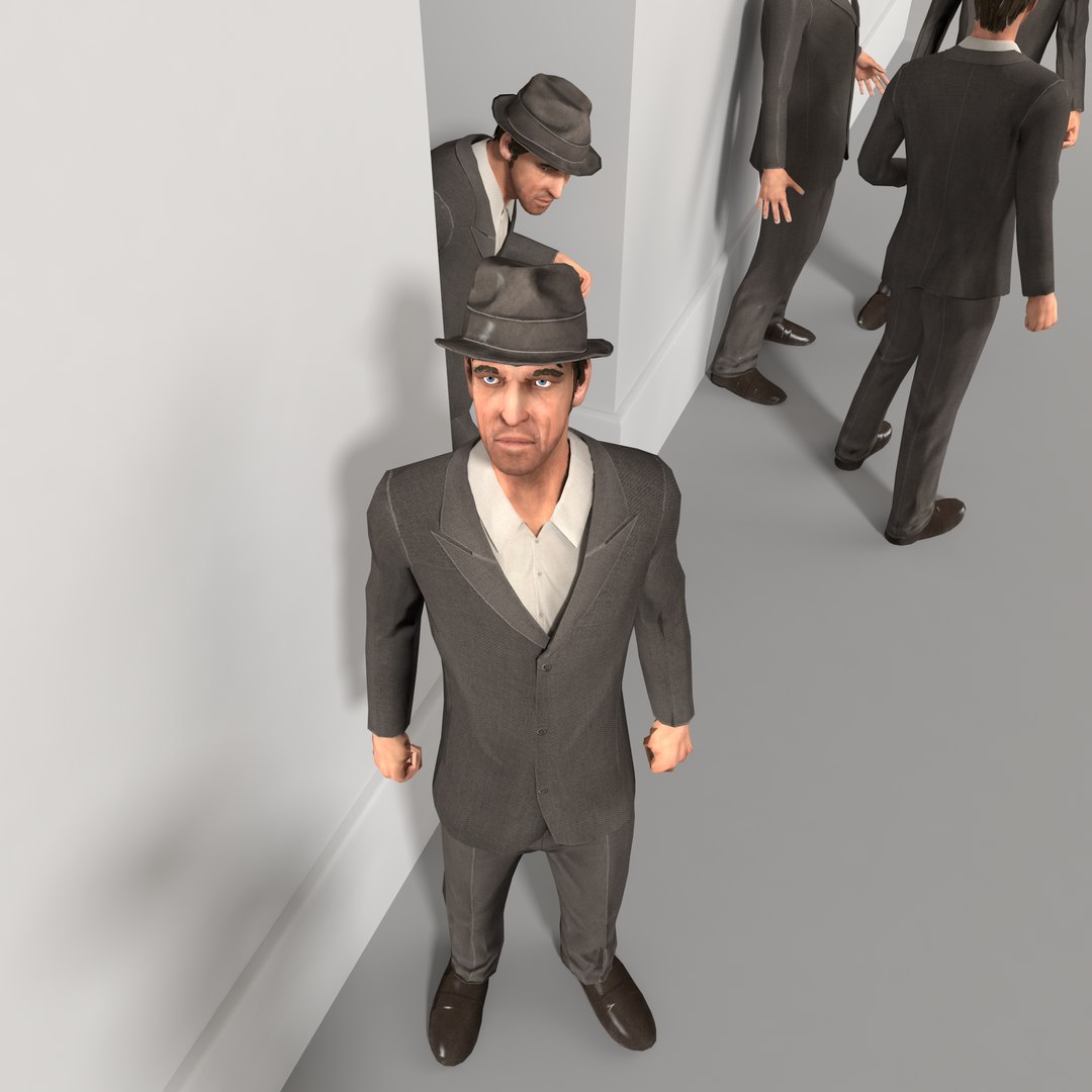 3d Model Man 20s