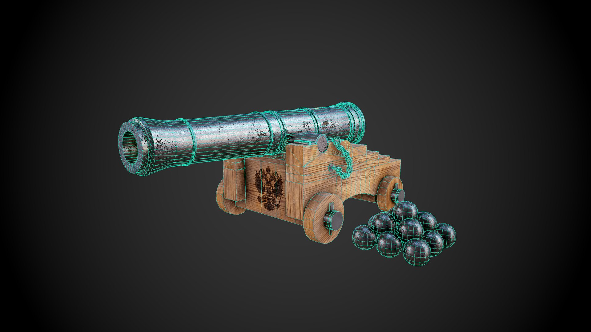 3D Model Field Cannon - TurboSquid 1830274