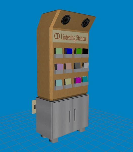 obj cd listening station retail