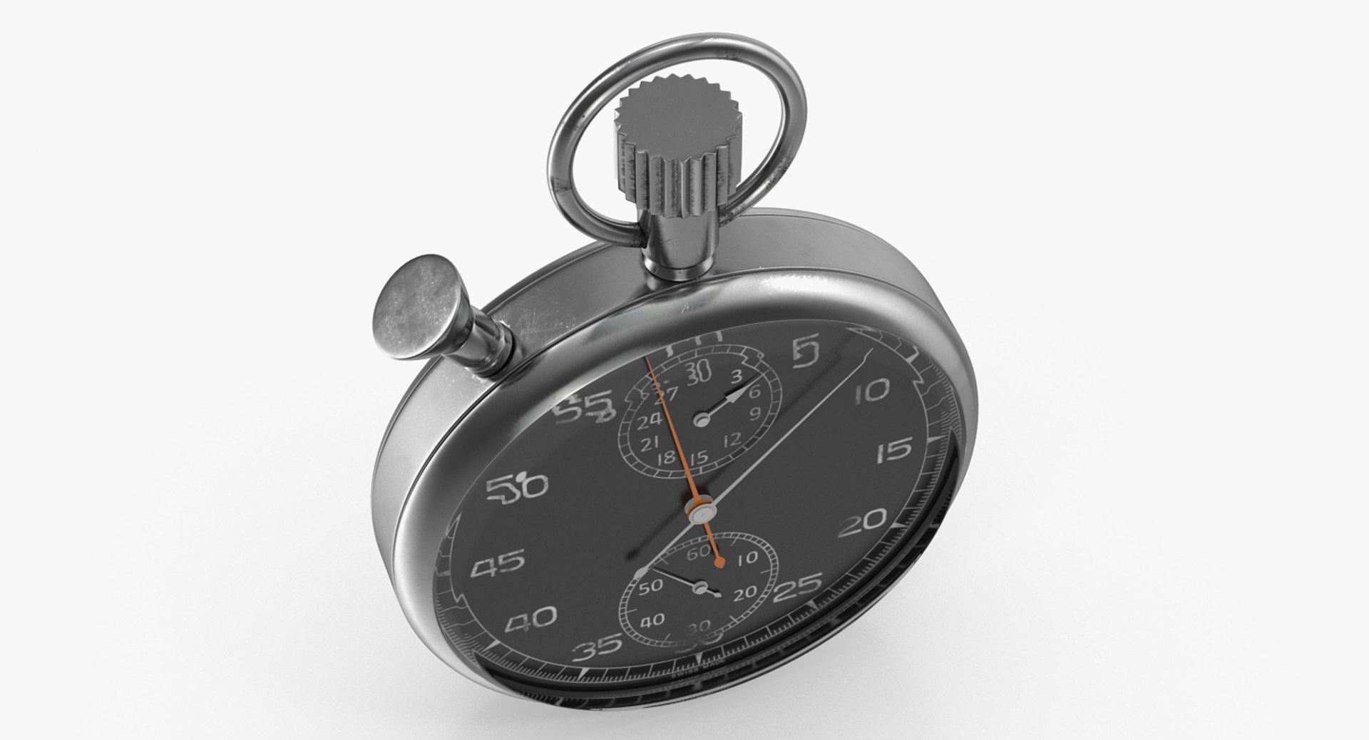 Vintage Stopwatch Generic 3D Model - TurboSquid 1296685