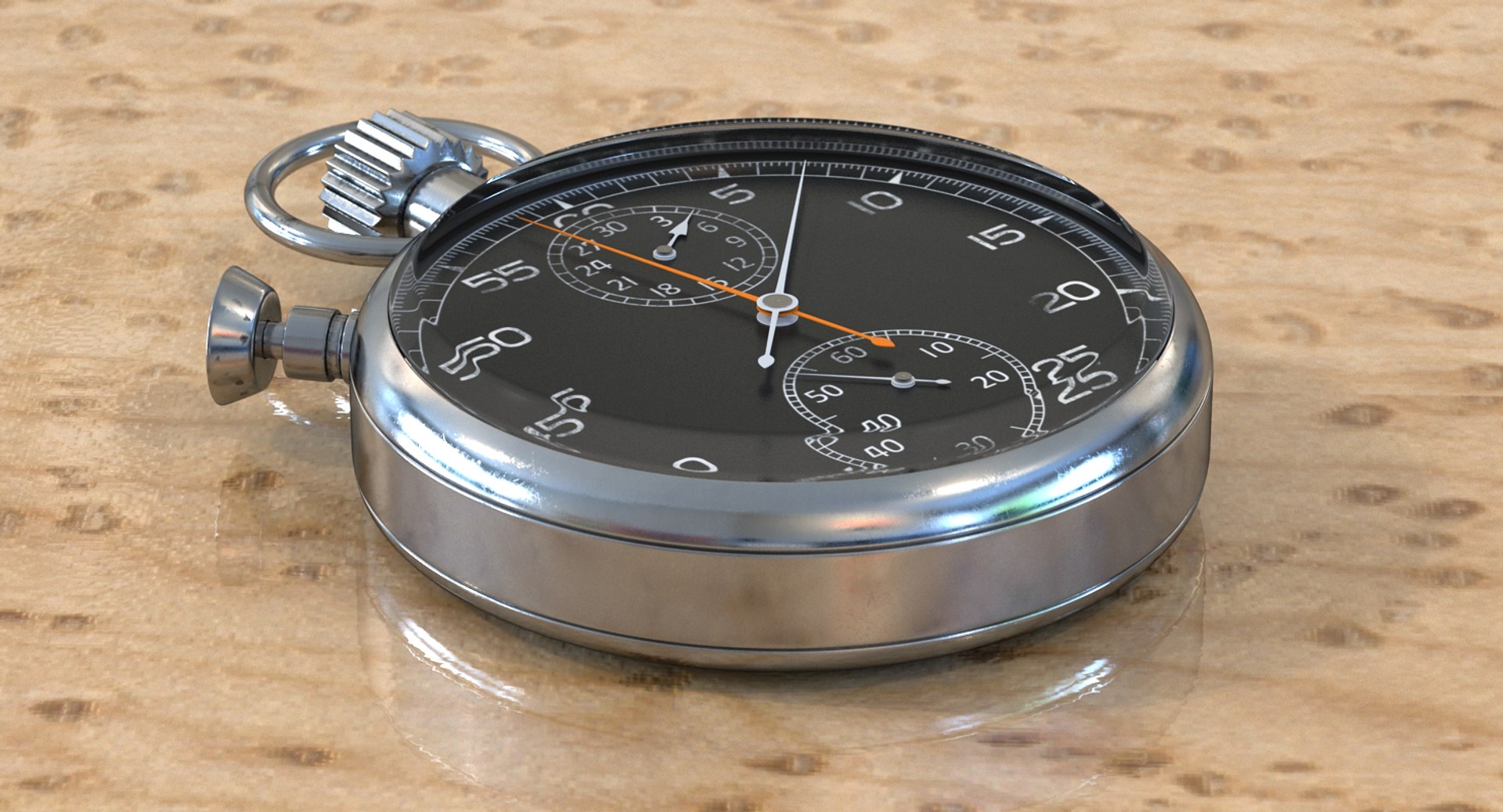 Vintage Stopwatch Generic 3D Model - TurboSquid 1296685