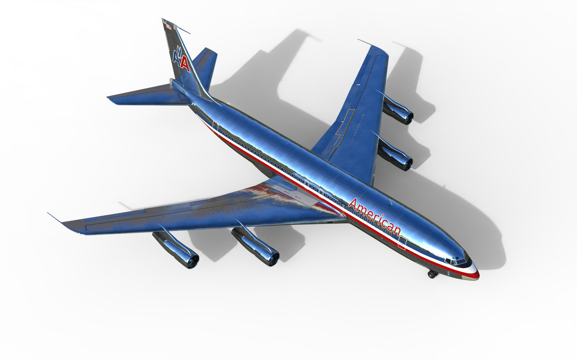 Boeing 707 3D model - TurboSquid 1895825