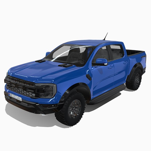 modelo 3d Ford Ranger Raptor - Azul - TurboSquid 2270657