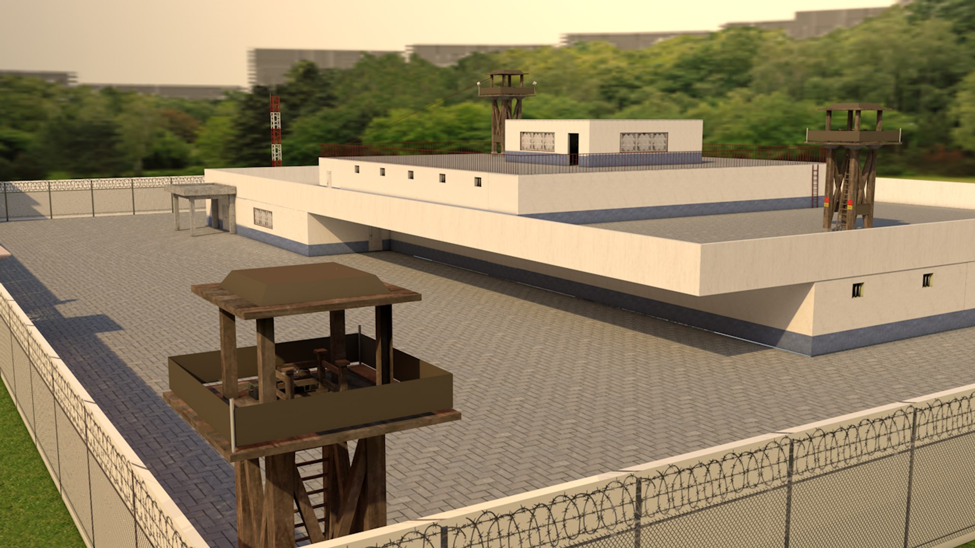 3D prison jail model - TurboSquid 1661042