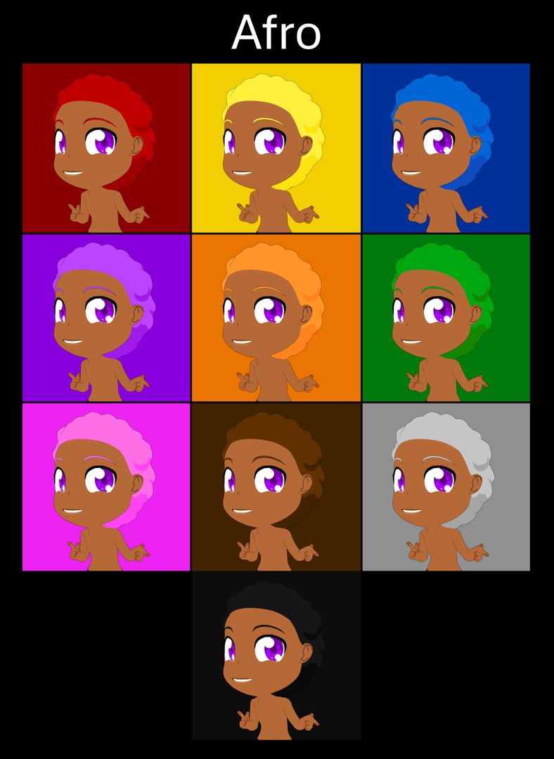 Chibi Character Base Pack Model - TurboSquid 2433940