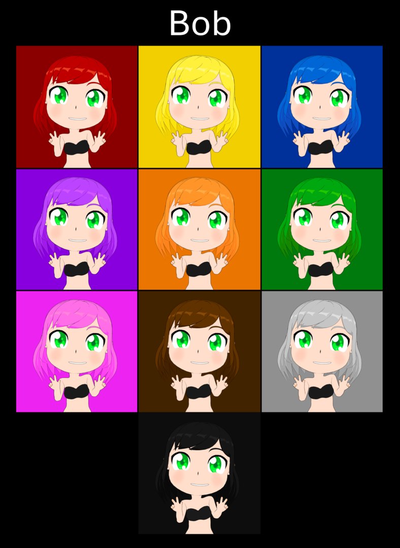 Chibi Character Base Pack Model - TurboSquid 2433940