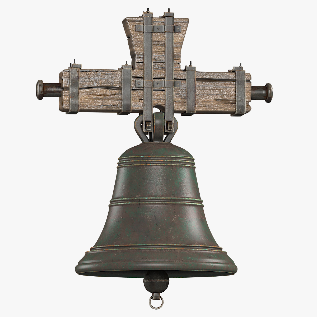 3d old charch bell