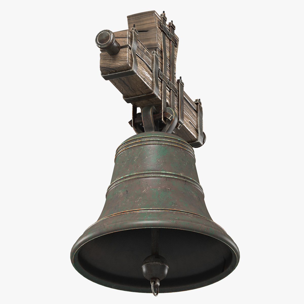 3d old charch bell