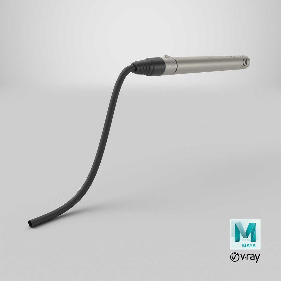 AKG 451 Microphone 3D Model - TurboSquid 2246401