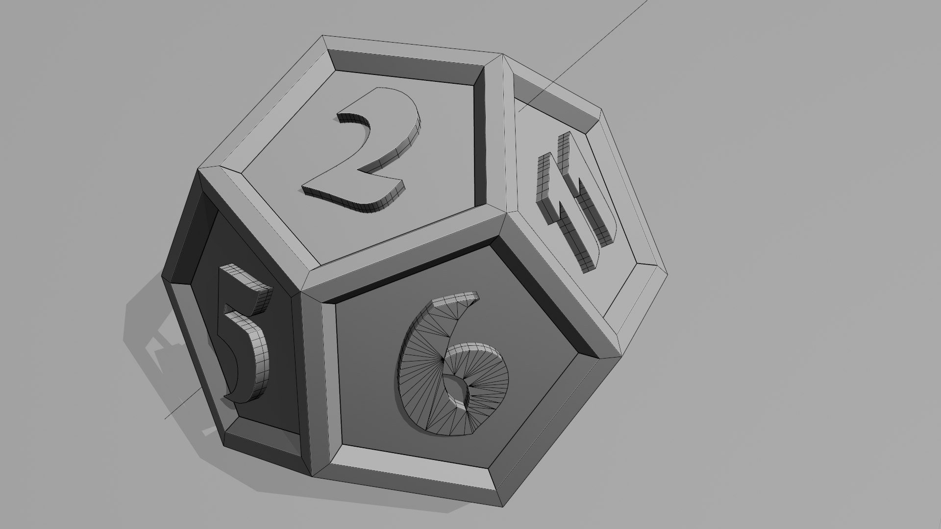 Dice Concept Low-poly 3D Model - TurboSquid 2361717