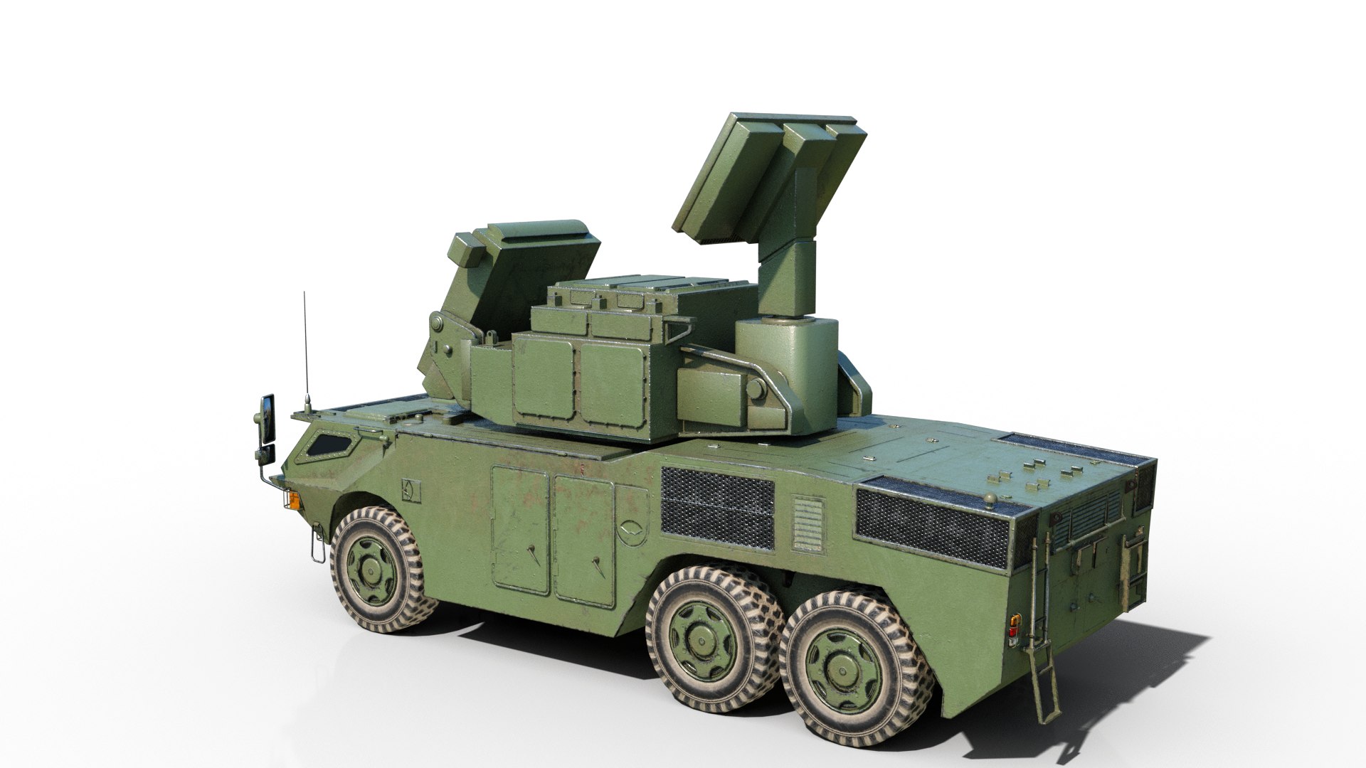 4 Coatings Of PLA HQ17A HQ-17A SURFACE-TO-AIR MISSILE SYSTEM 3D ...