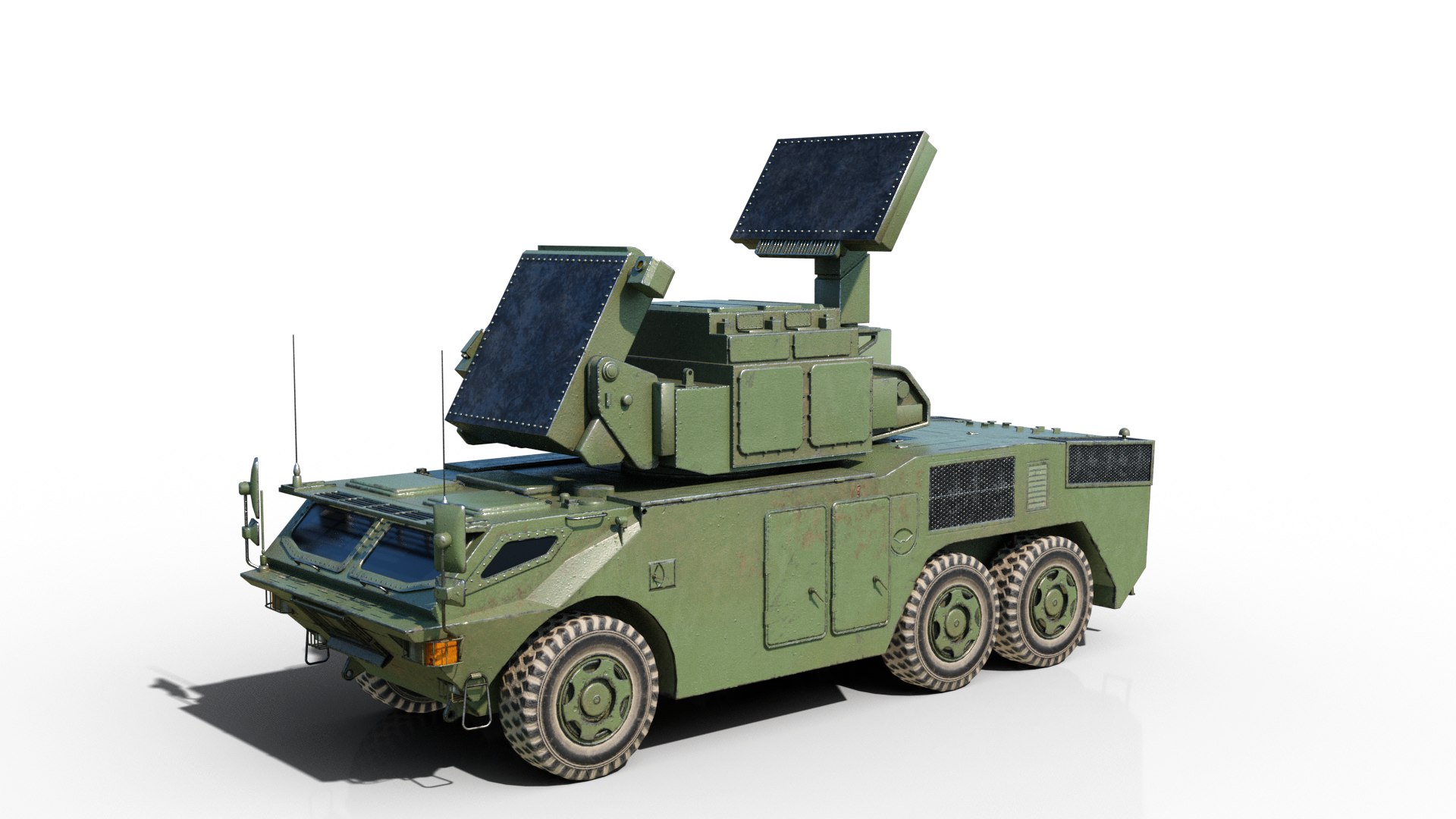 4 Coatings Of PLA HQ17A HQ-17A SURFACE-TO-AIR MISSILE SYSTEM 3D ...