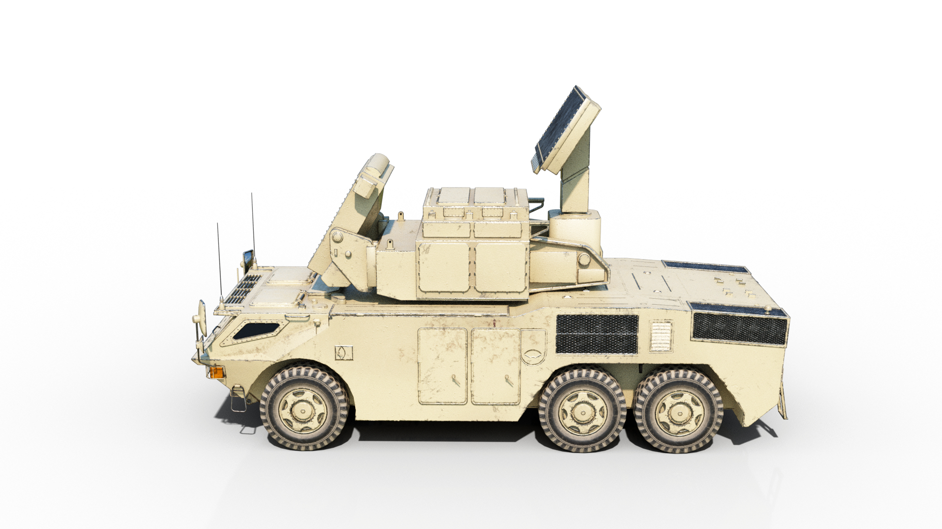 4 Coatings Of PLA HQ17A HQ-17A SURFACE-TO-AIR MISSILE SYSTEM 3D ...