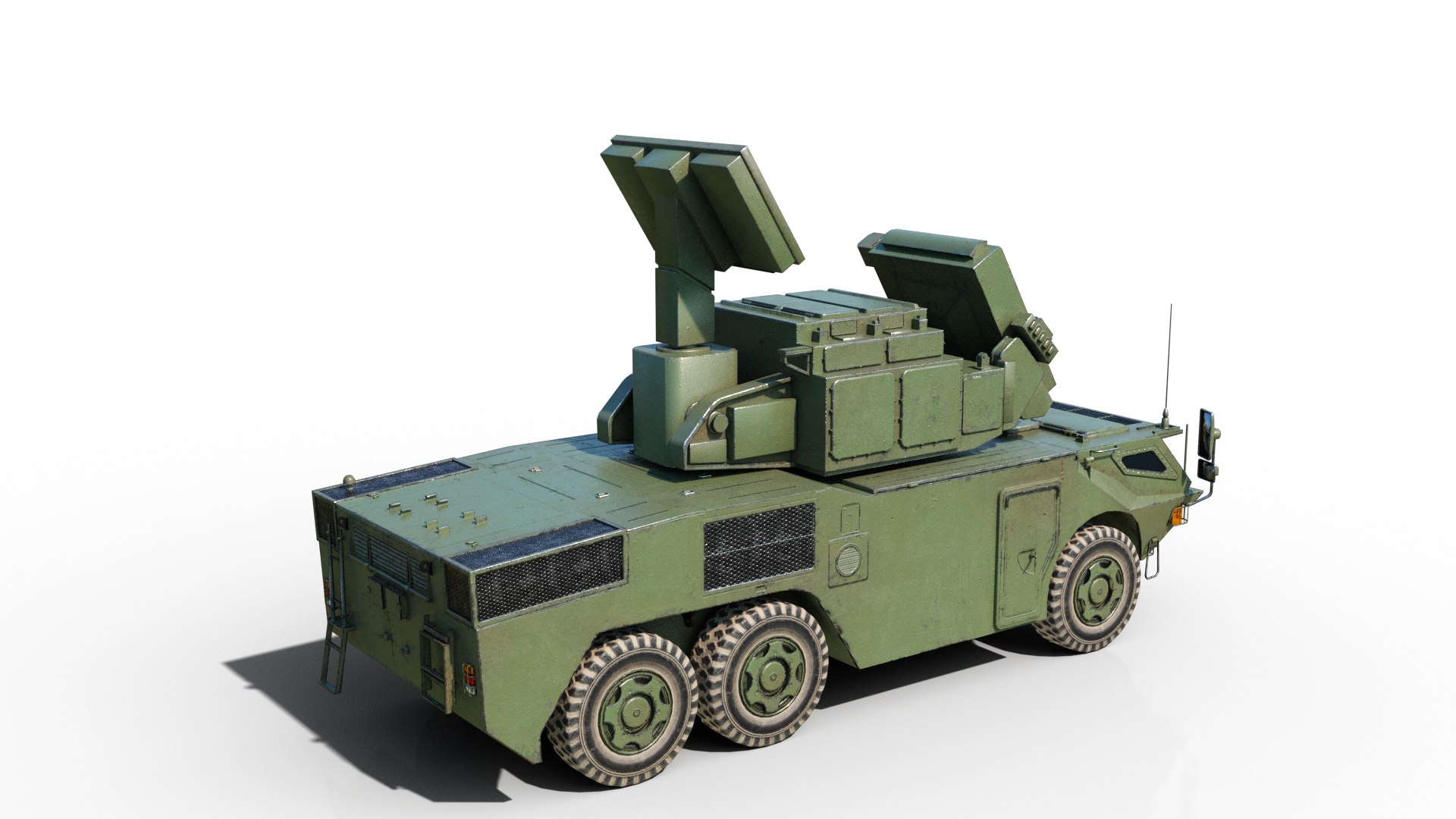 4 Coatings Of PLA HQ17A HQ-17A SURFACE-TO-AIR MISSILE SYSTEM 3D ...