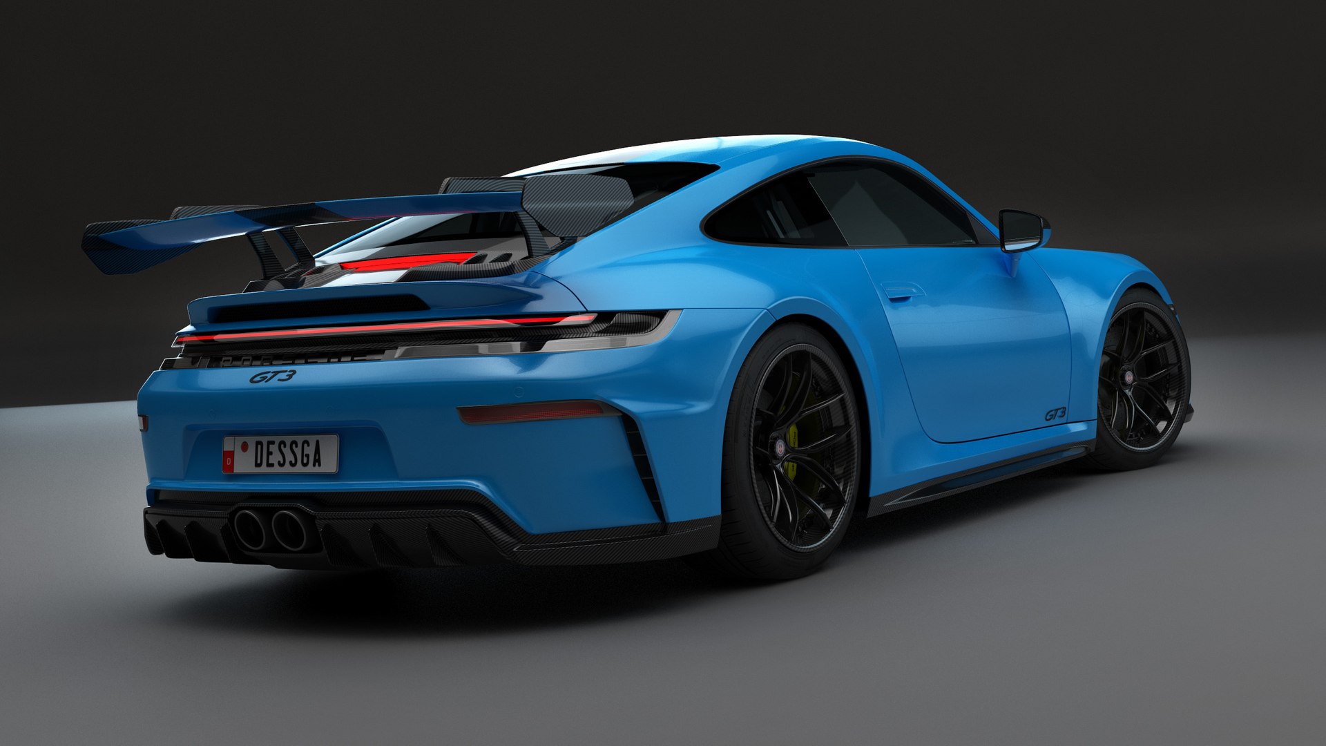 3D Porsche 911 GT3 2025 HRE HX10 Wheels - TurboSquid 2401072