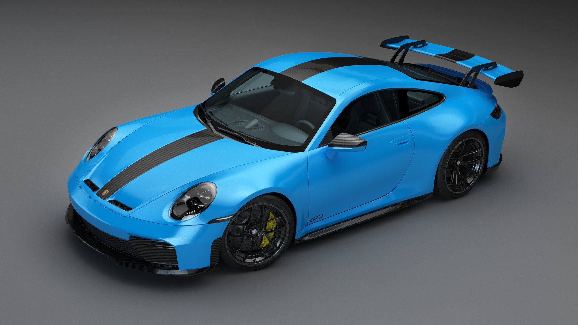 3D Porsche 911 GT3 2025 HRE HX10 Wheels - TurboSquid 2401072