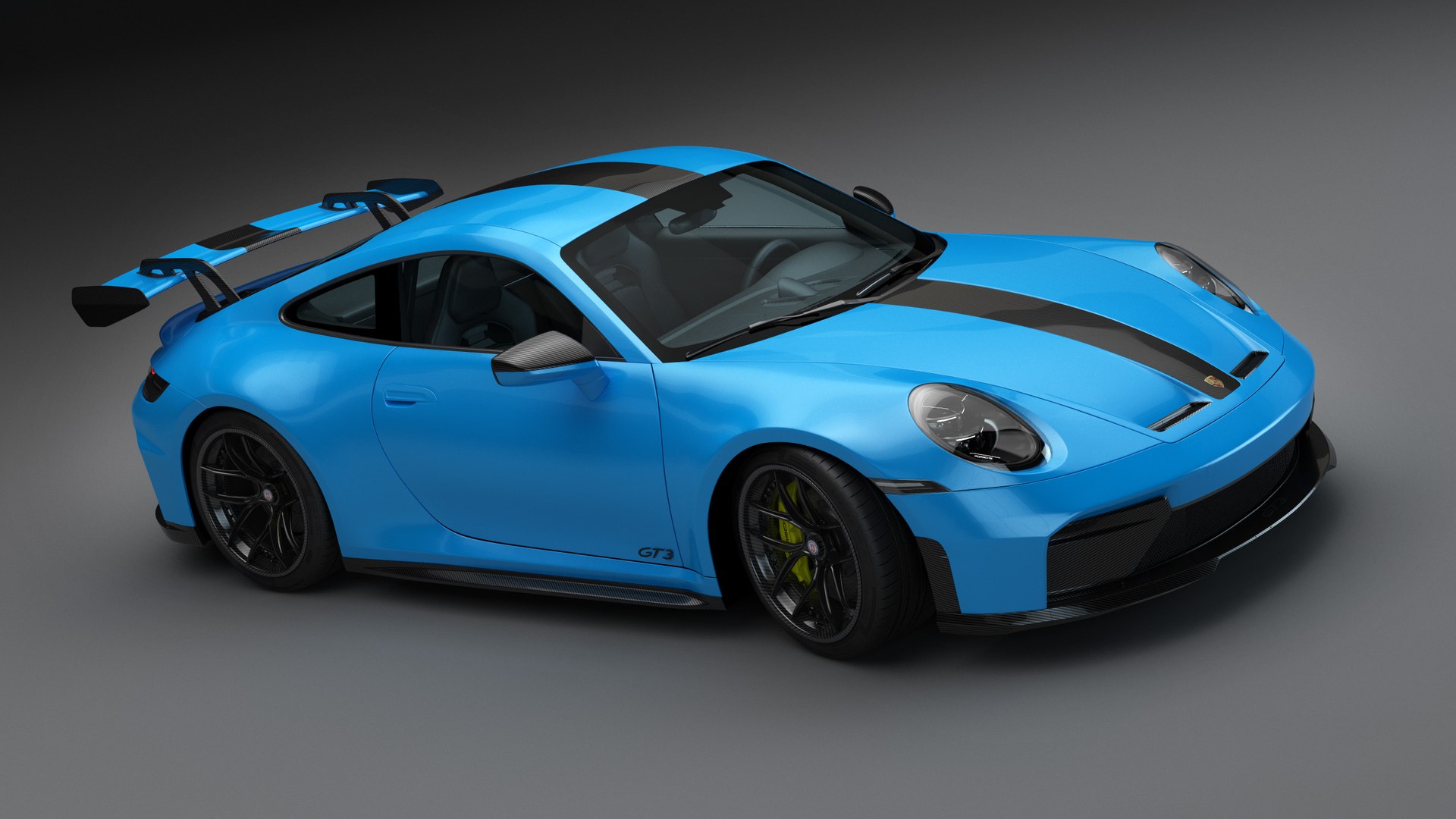 3D Porsche 911 GT3 2025 HRE HX10 Wheels - TurboSquid 2401072