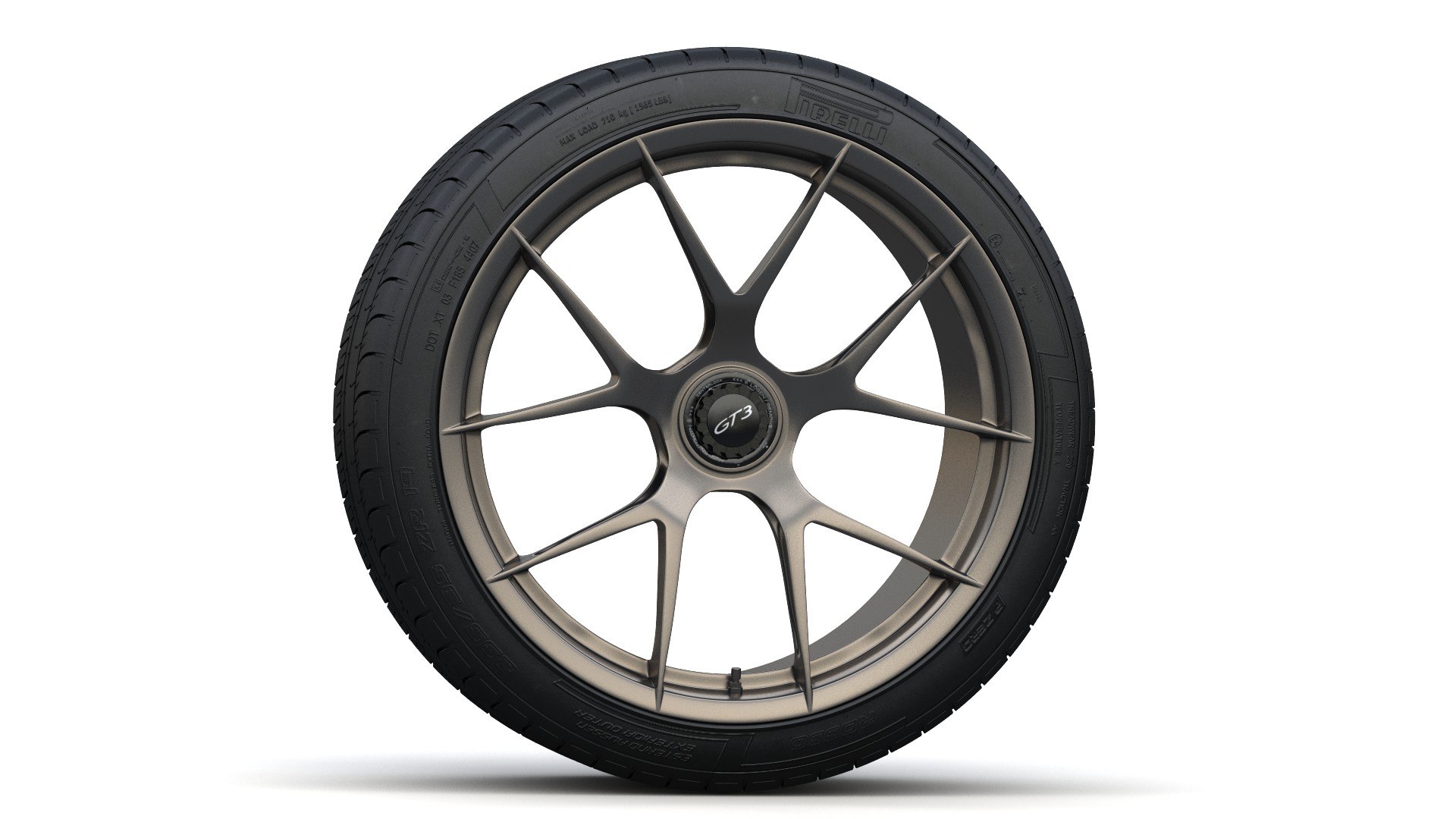 3D Porsche 911 GT3 2025 HRE HX10 Wheels - TurboSquid 2401072