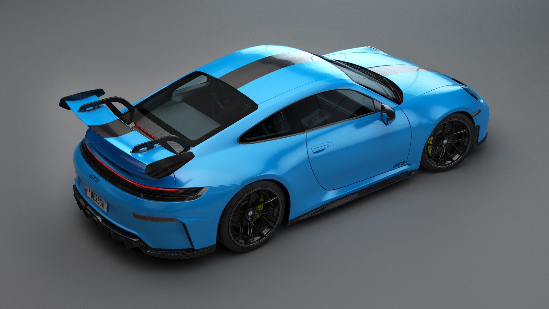 3D Porsche 911 GT3 2025 HRE HX10 Wheels - TurboSquid 2401072