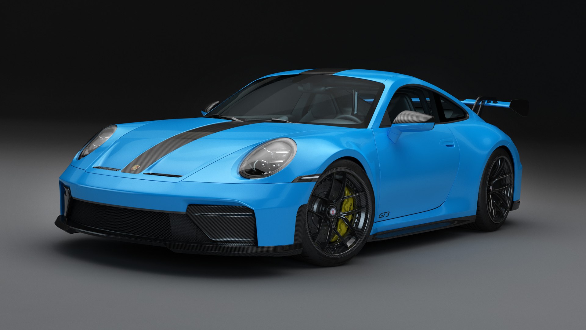 3D Porsche 911 GT3 2025 HRE HX10 Wheels - TurboSquid 2401072