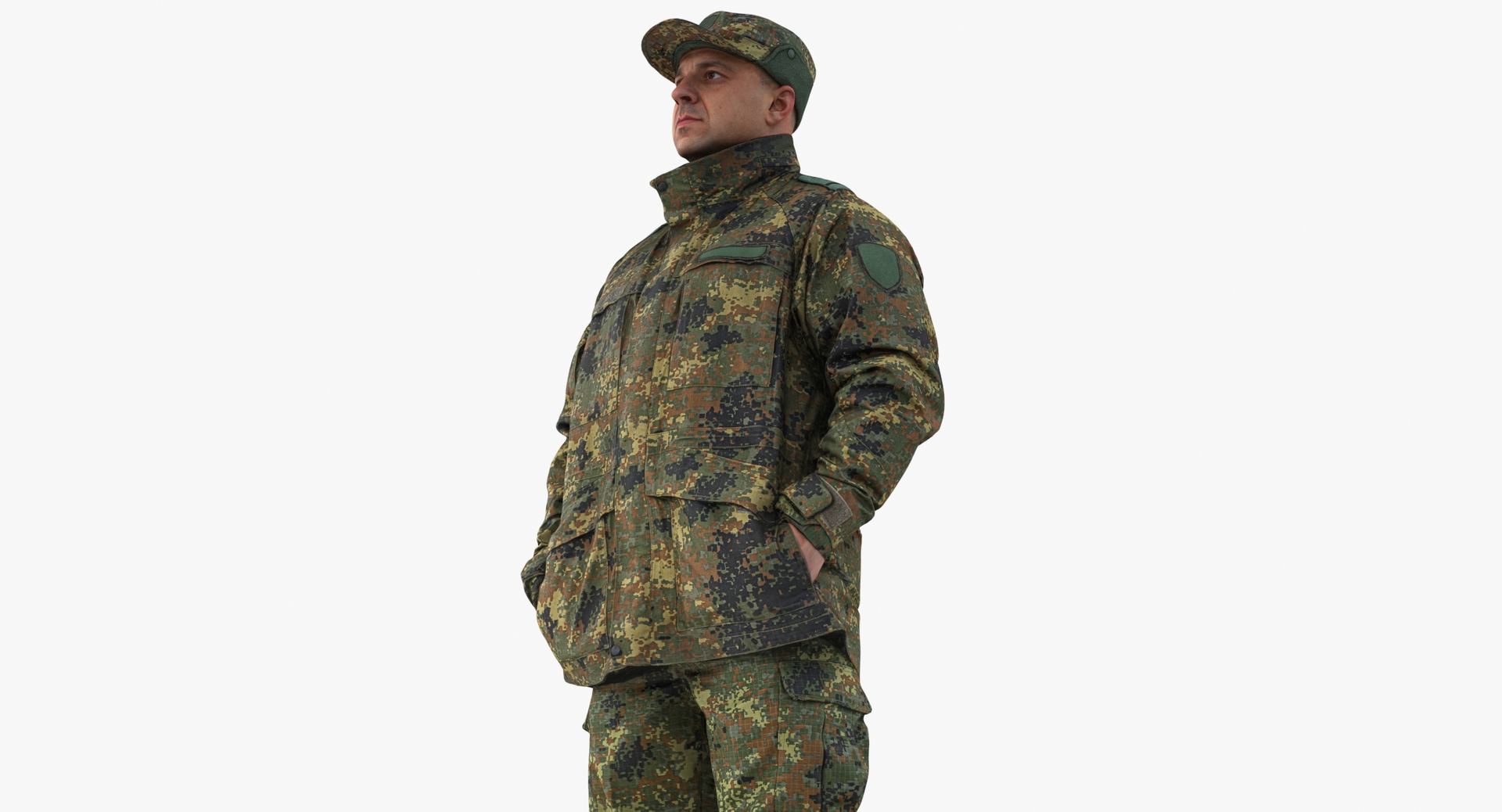 Arnold Uniform Military Idle Pose 01 3D - TurboSquid 1857819